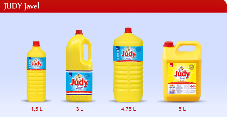 Javel Judy - Eau de Javel - Désinfectant pour la maison